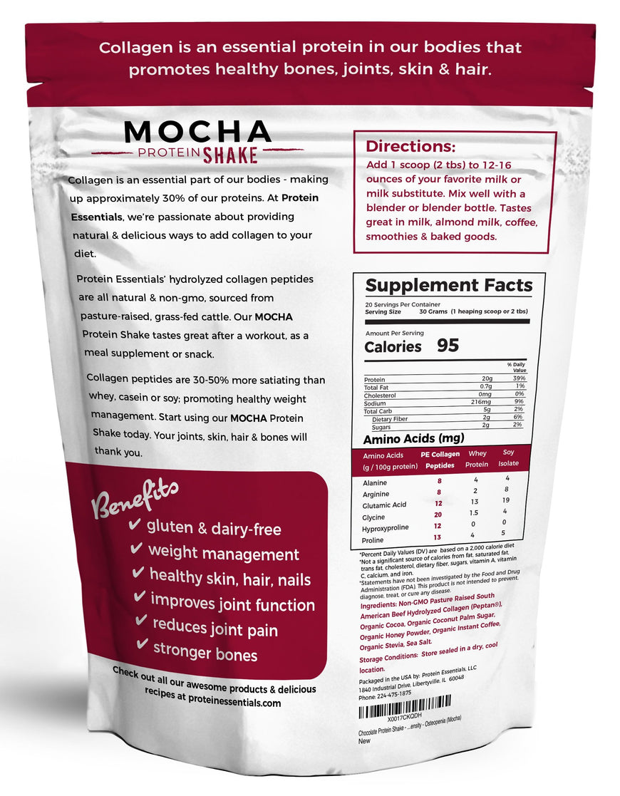Chocolate and Mocha Collagen – Protein Essentials